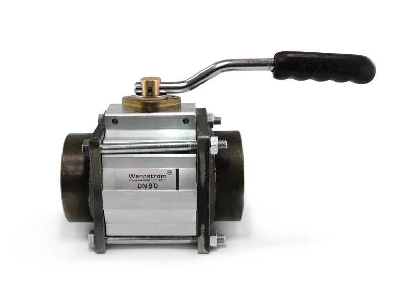 Ball Valve DN80 with Steel Threading Flanges