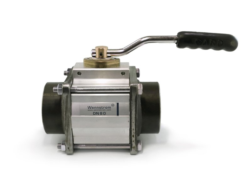 Ball Valve DN80 with Steel Flanges for Welding