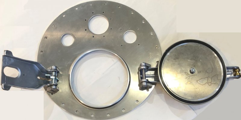DN500 Manhole cover for TOP LOADING, with inspection cover 10" and hole ...