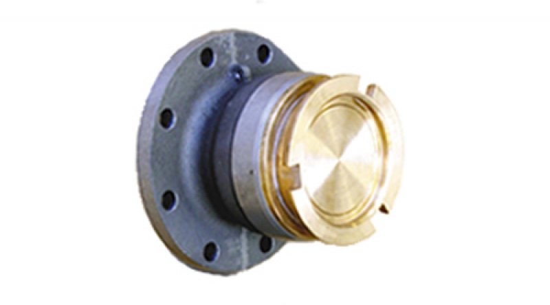 Dry break coupling, with TW3 flange